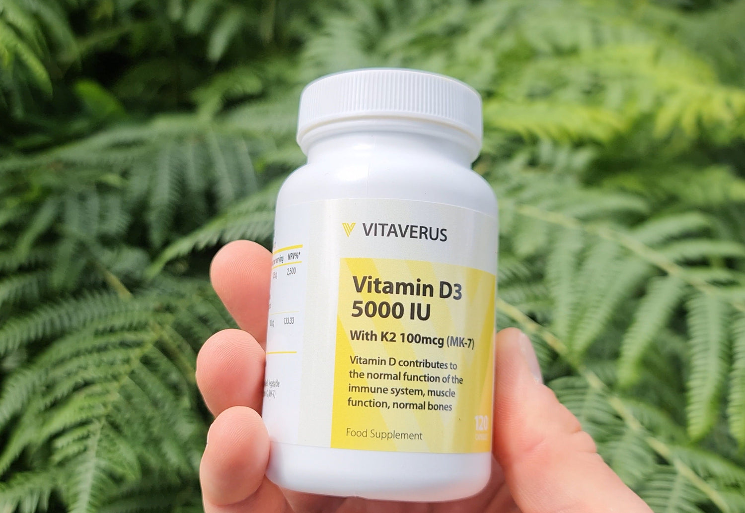Vitamin D3 5000 IU with K2 MK-7 | Benefits & Research UK – VITAVERUS